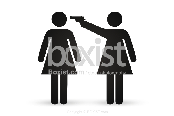 Woman Shooting Woman Symbol - Boxist.com Photography / Sam Mugraby's ...