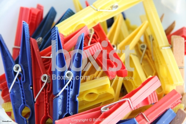 Colored Laundry Clips - Boxist.com Photography / Sam Mugraby's Stock ...