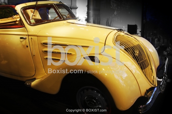 Old Vintage Yellow Car - Boxist.com Photography / Sam Mugraby's Stock ...