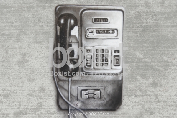 Public Phone Graffiti Painting - Boxist.com Photography / Sam Mugraby's ...