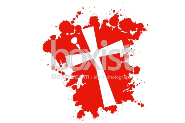 Cross With Blood Splatter - Boxist.com Photography / Sam Mugraby's ...