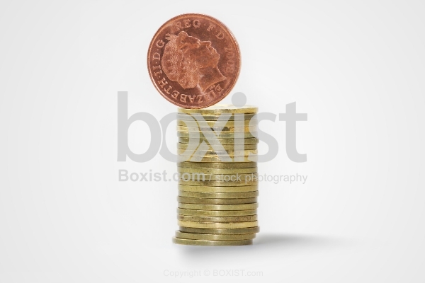 Single Stack Of Coins - Boxist.com Photography / Sam Mugraby's Stock ...