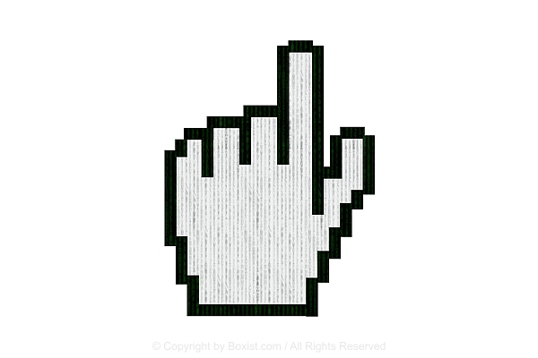 Mouse Hand Pointer On White Background - Boxist.com Photography / Sam ...