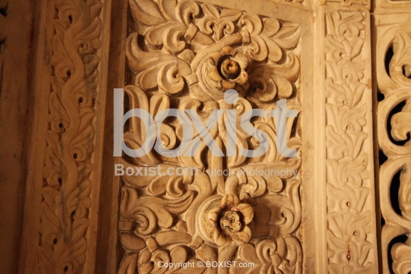 Detail of the Marble Cladding of the Mihrab of the Great Mosque of ...