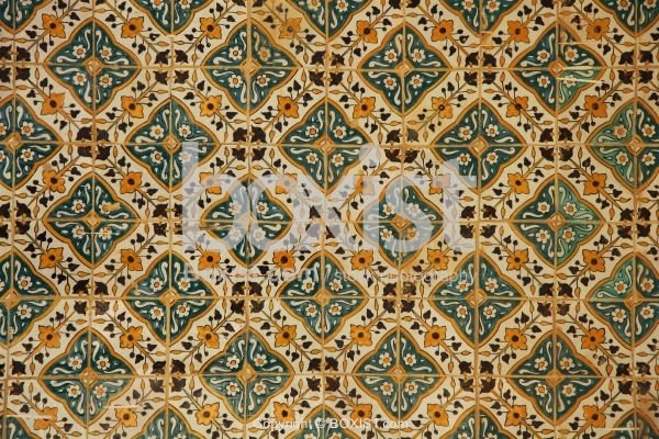 Floral Ceramic Tile Texture - Boxist.com Photography / Sam Mugraby's ...