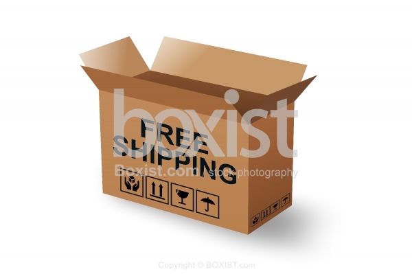 Free Shipping Cardboard Box - Boxist.com Photography / Sam Mugraby's ...