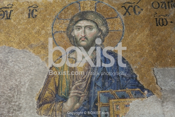 Jesus Christ Deesis Mosaic in Hagia Sophia - Boxist.com Photography ...