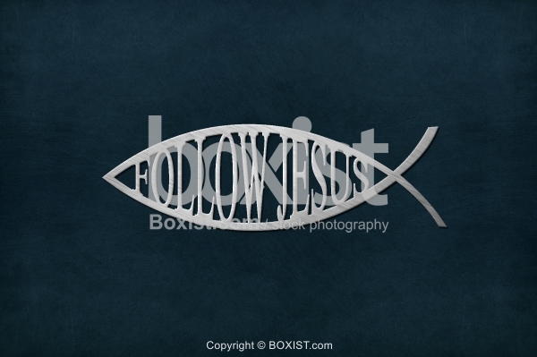 Follow Jesus Fish Design - Boxist.com Photography / Sam Mugraby's Stock ...