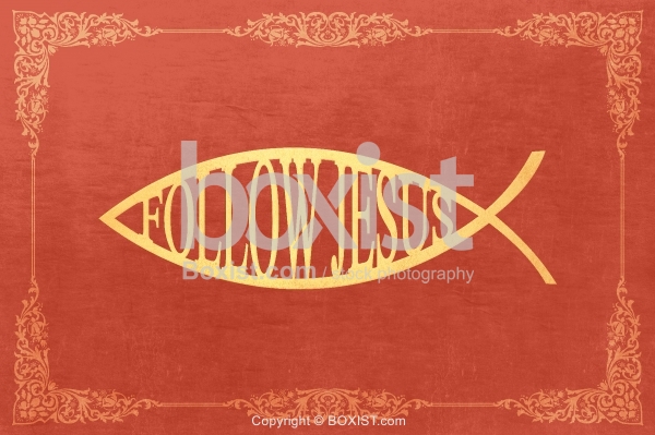 Follow Jesus In Christian Fish Shape - Boxist.com Photography / Sam ...